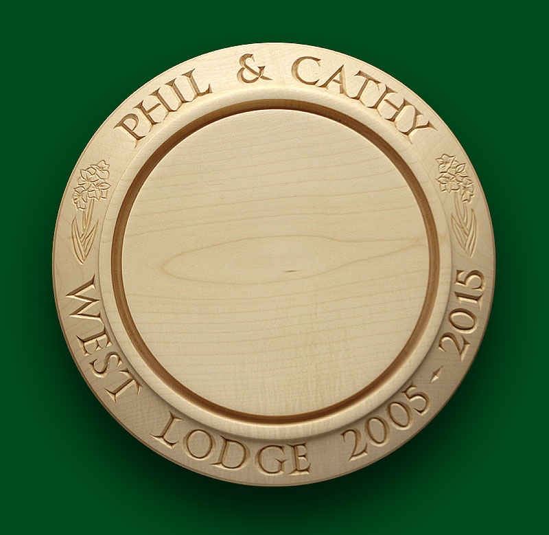 Personalised Commemorative Breadboard | The Woodcarver