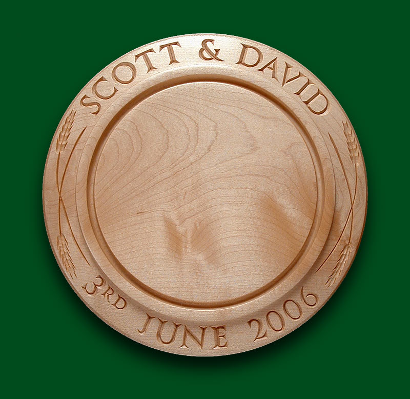 Personalised Breadboard for Weddings|The Woodcarver
