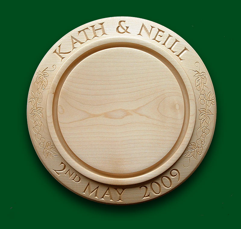 Personalised Breadboard for Weddings|The Woodcarver