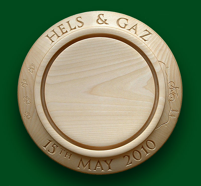 Personalised Breadboard for Weddings|The Woodcarver