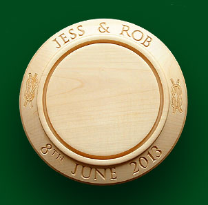Personalised Breadboard for Weddings|The Woodcarver